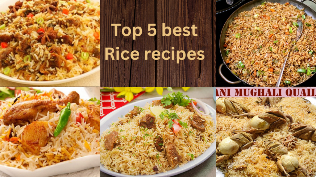 Top 5 best Rice recipes : - reshopin